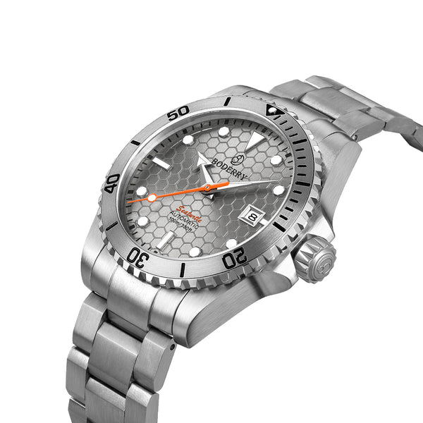 SEATURTLE.OCEAN(TITANIUM) - Automatic Titanium Diver Watch | Titanium