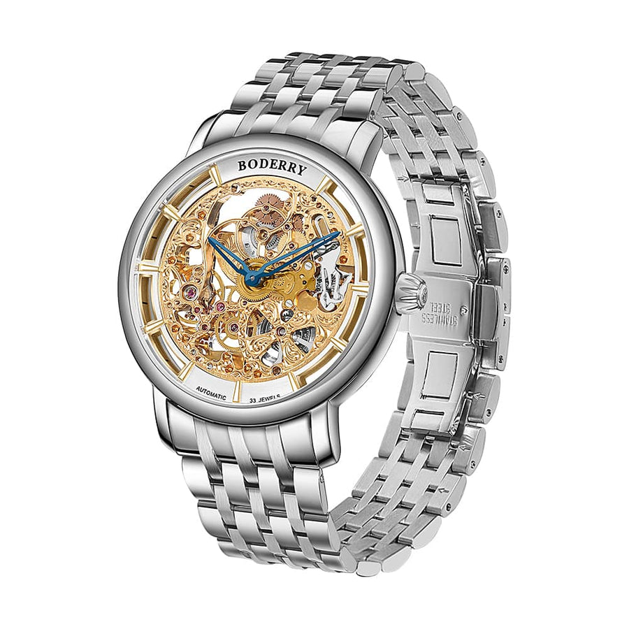 Boderry ELITE II - Micro-rotor Automatic Mechanical Watch | Gold