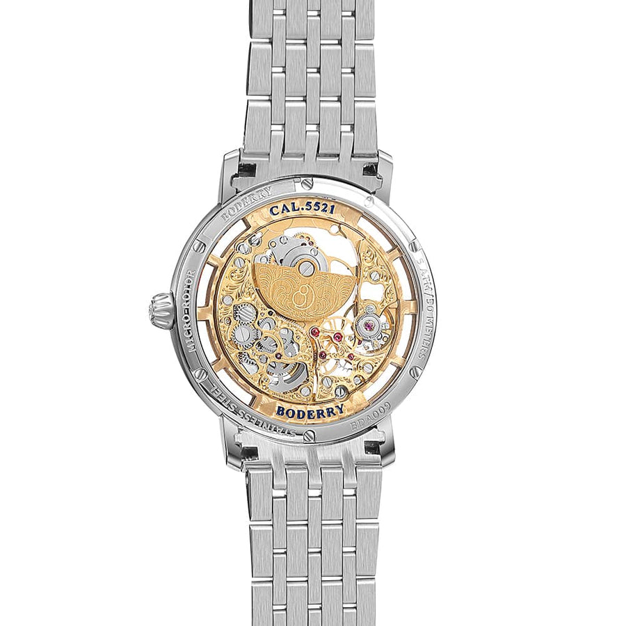 Boderry ELITE II - Micro-rotor Automatic Mechanical Watch | Gold