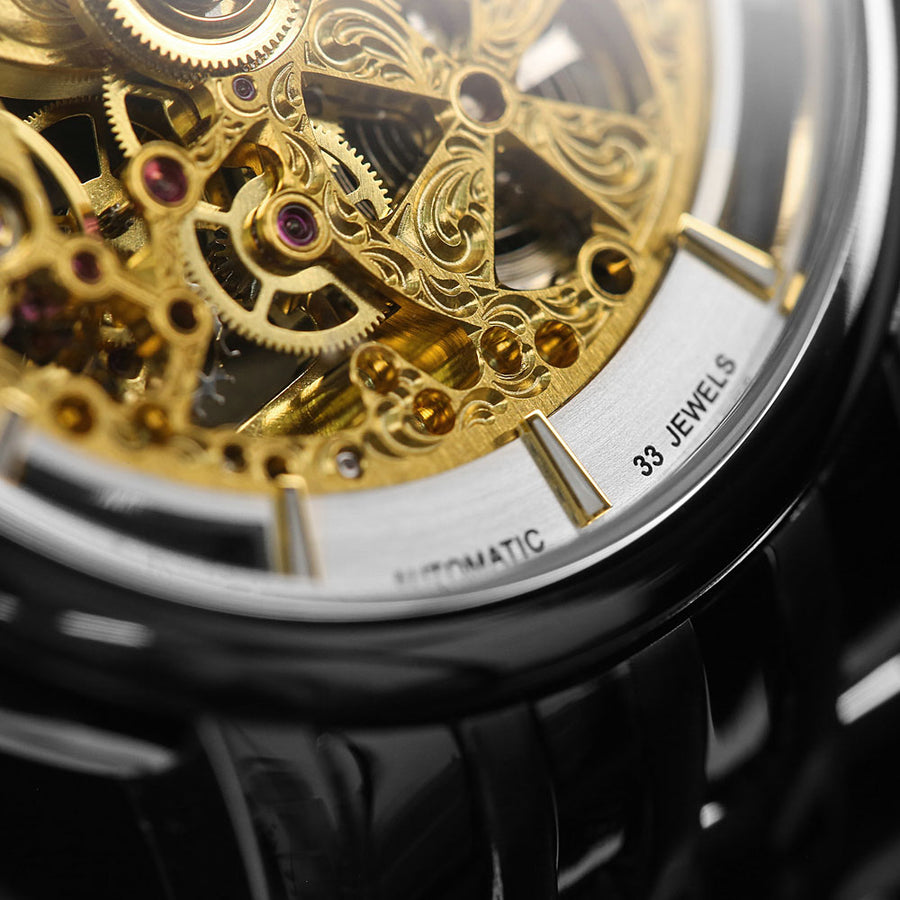 Boderry ELITE II - Micro-rotor Automatic Mechanical Watch | Gold