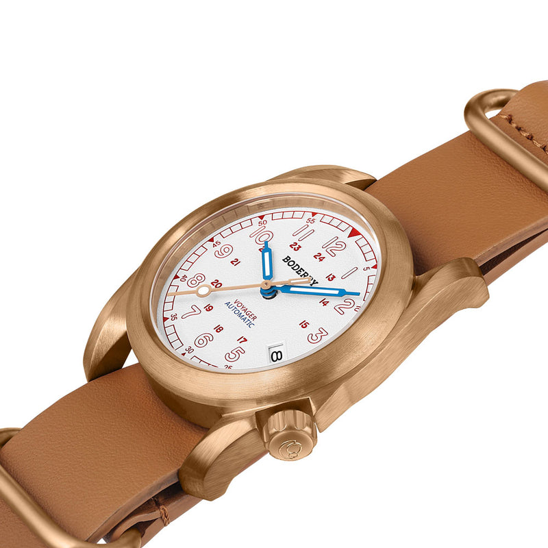 Boderry VOYAGER - 100M Waterproof Bronze Automatic Field watch