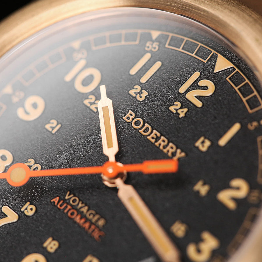 Boderry VOYAGER - 100M Waterproof Bronze Automatic Field watch