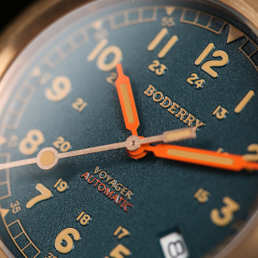 Boderry VOYAGER - 100M Waterproof Bronze Automatic Field watch