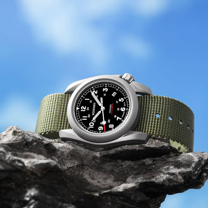 Boderry STORM - Square Automatic Titanium Watch