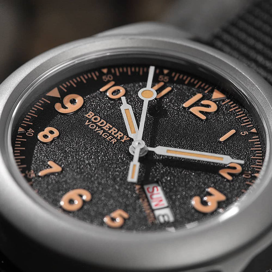Boderry VOYAGER - 100M Waterproof Titanium Automatic Field watch