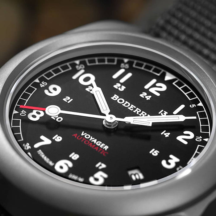 Boderry VOYAGER - 100M Waterproof Titanium Automatic Field watch