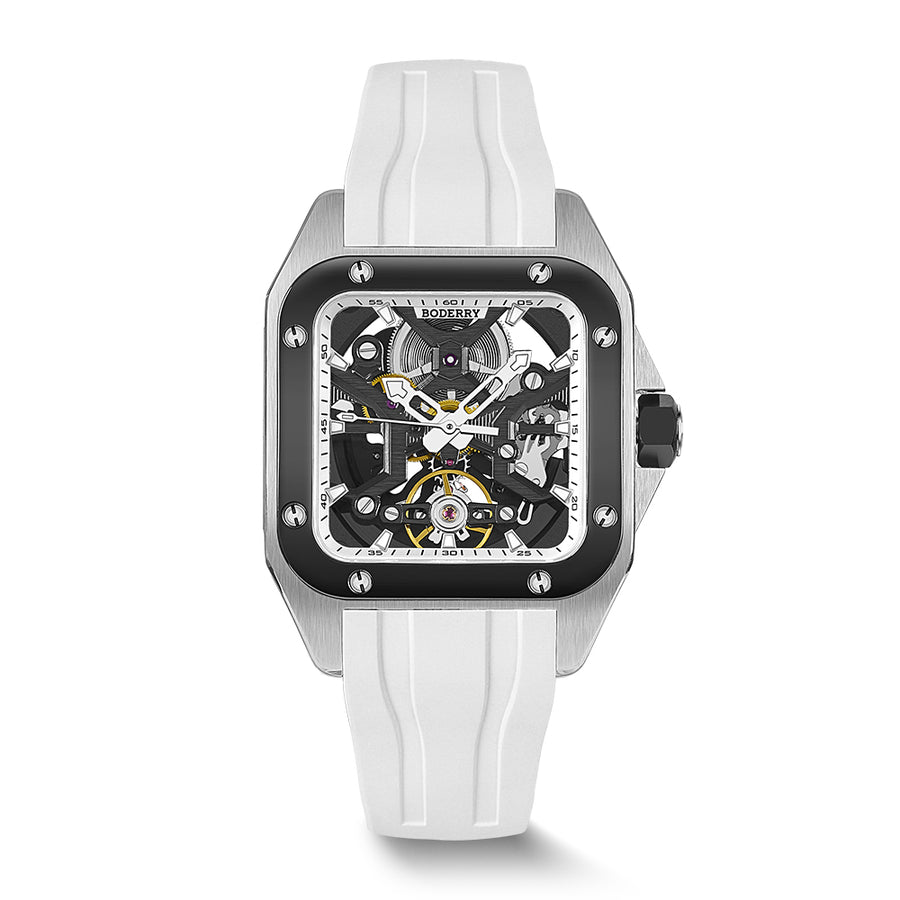 Boderry STORM - Square Automatic Titanium Watch