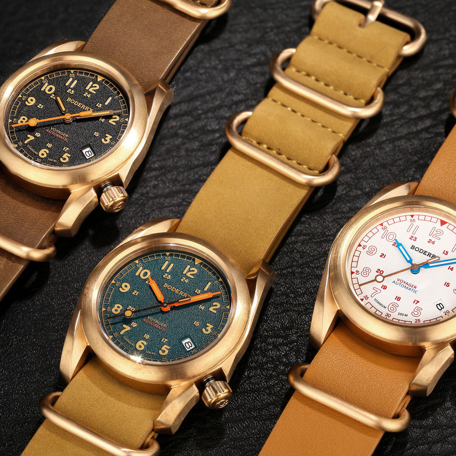 Boderry 22mm Wide Cowhide Strap | Suitable for all watches with 22mm ...