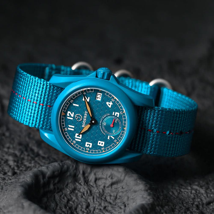 VOYAGER S72 – 72-Hour Power Reserve Titanium Automatic Field Watch, 10