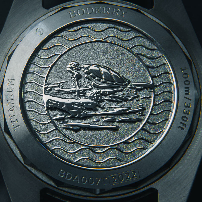 SEATURTLE.OCEAN(TITANIUM) - Automatic Titanium Diver Watch | Turtle Gr