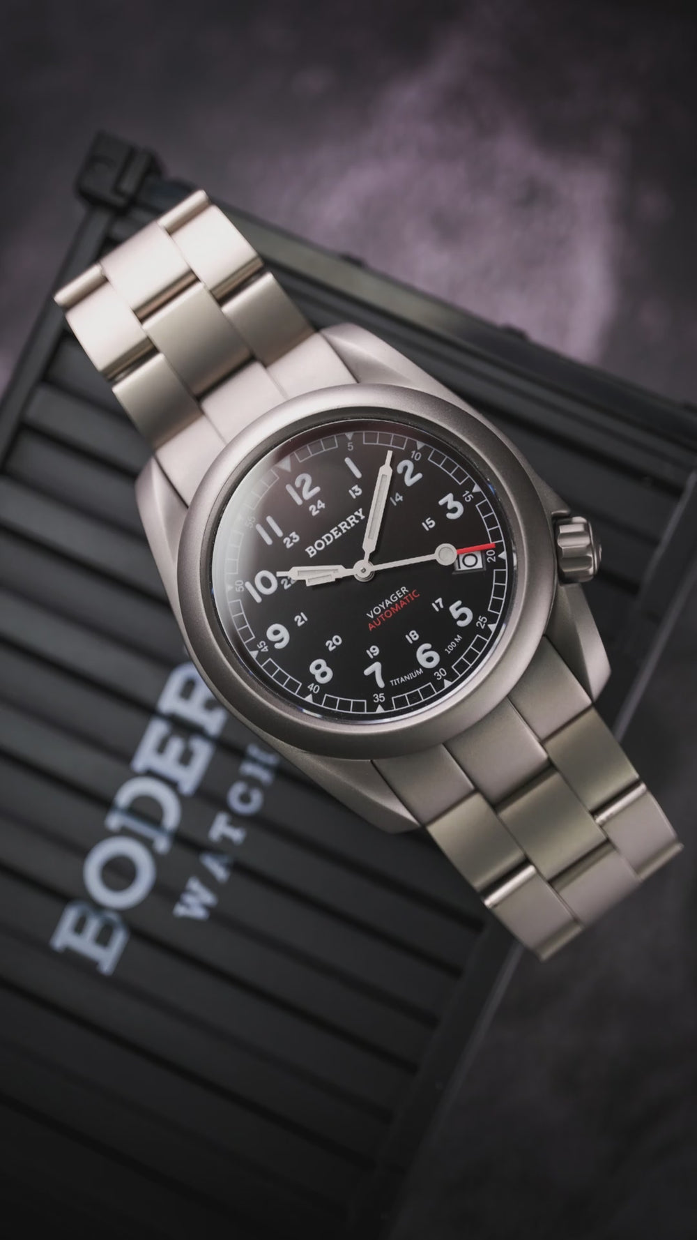 Boderry VOYAGER - 100M Waterproof Titanium Automatic Field watch