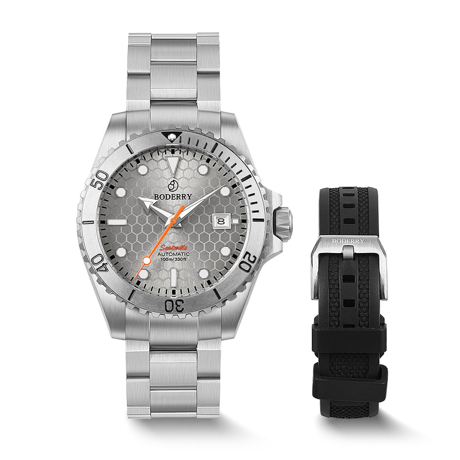 SEATURTLE.OCEAN(TITANIUM) - Automatic Titanium Diver Watch | Titanium