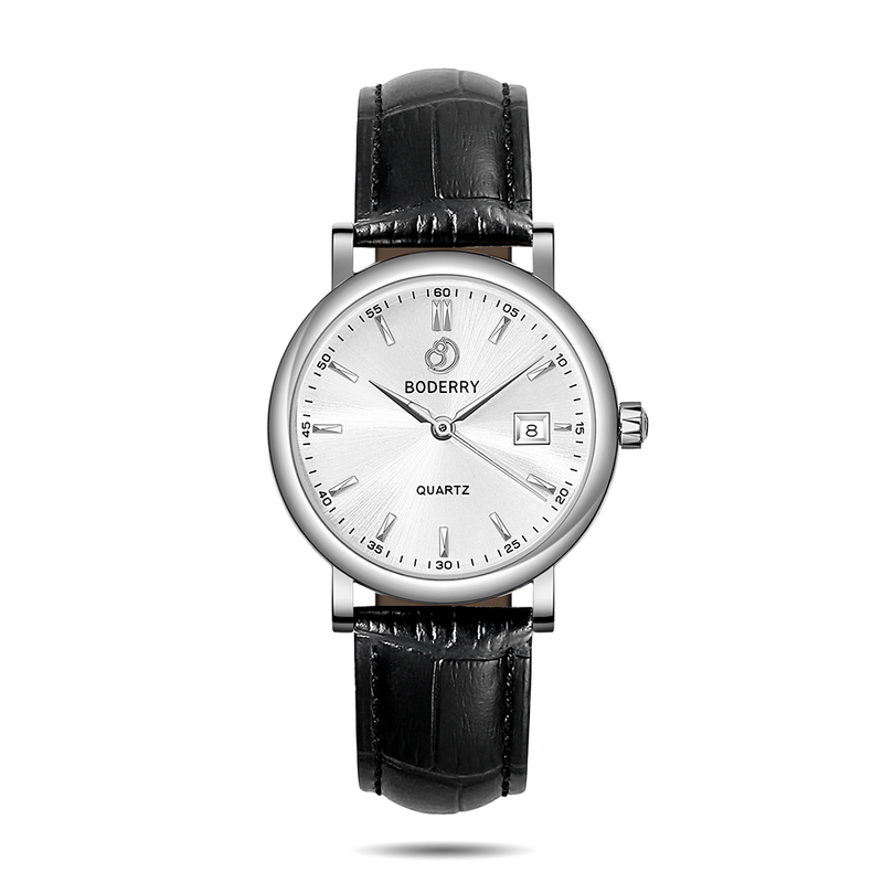 Classic Luxury Women's Leather Strap Watches 32MM - Boderry Watches
