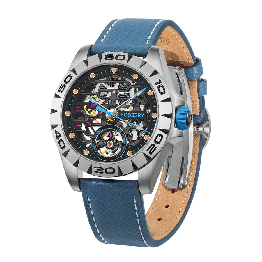 BODERRY URBAN SKELETON(TITANIUM) Ver 2.0-Silver Hands - 3-Hand Hi-beat ...