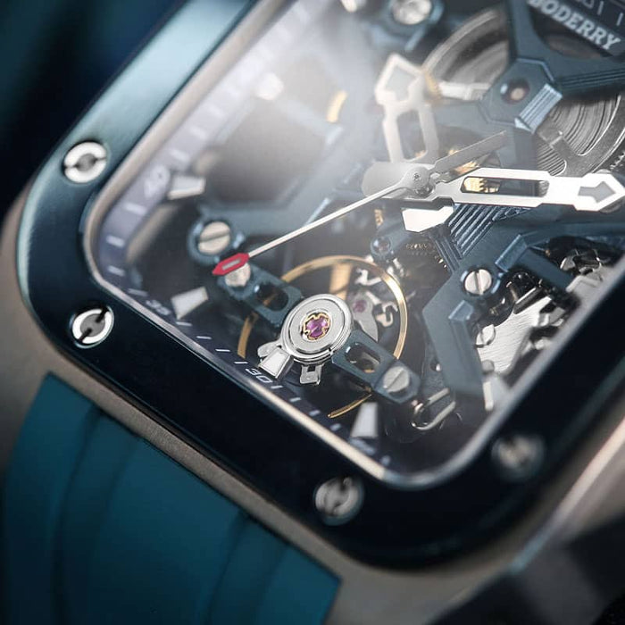 Boderry STORM - Square Automatic Titanium Watch