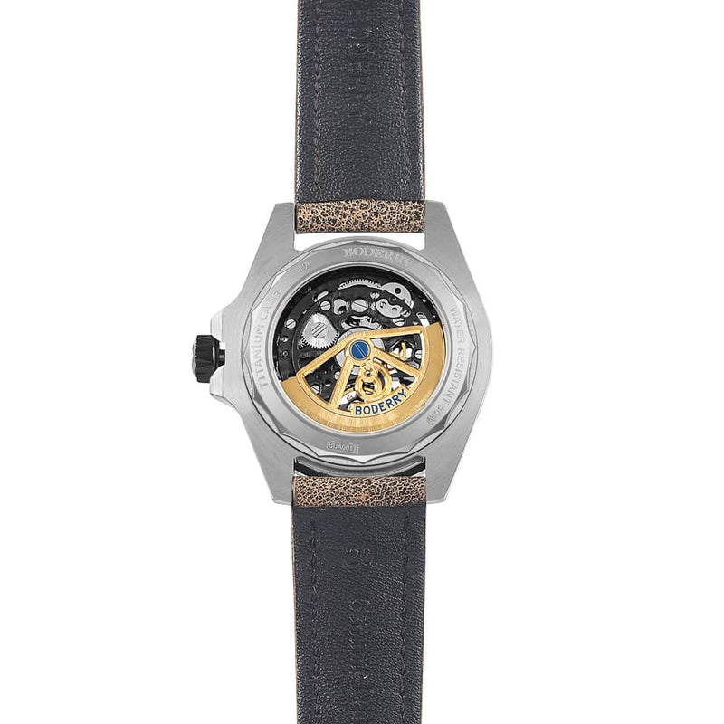 Mens Skeleton Titanium Watch - Boderry Urban Watch