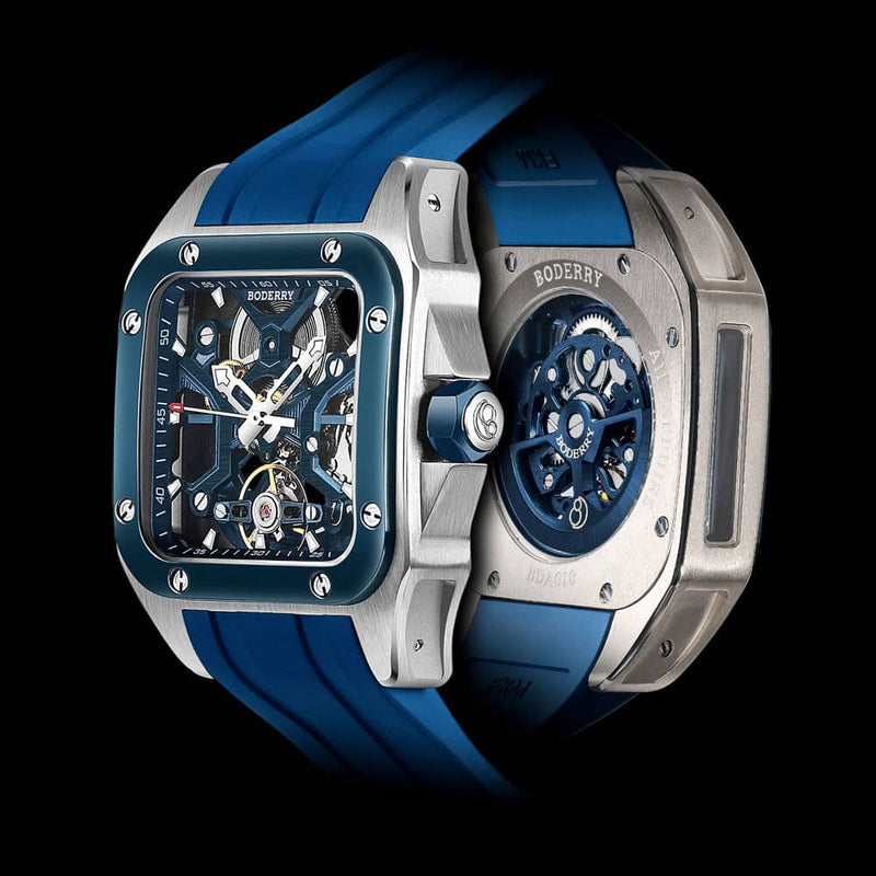 Boderry STORM - Square Automatic Titanium Watch