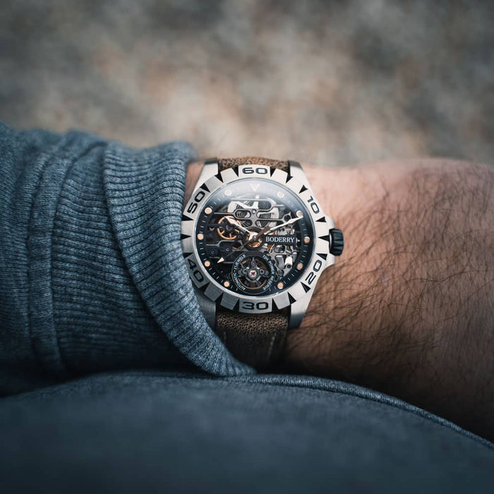 Skeleton Automatic Watches Men's High-end Watches - Boderry