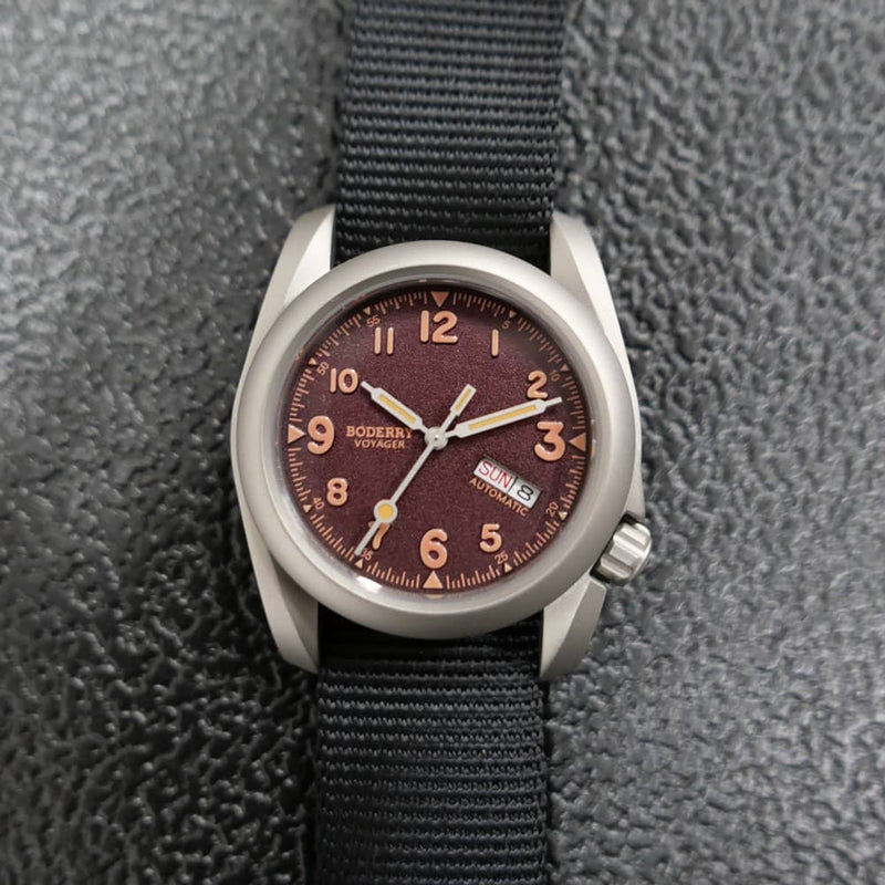 Boderry VOYAGER - 100M Waterproof Titanium Automatic Field watch
